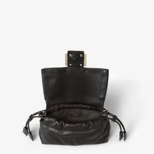 Fendi Baguette® Soft Mini Bag In Black Nappa Leather